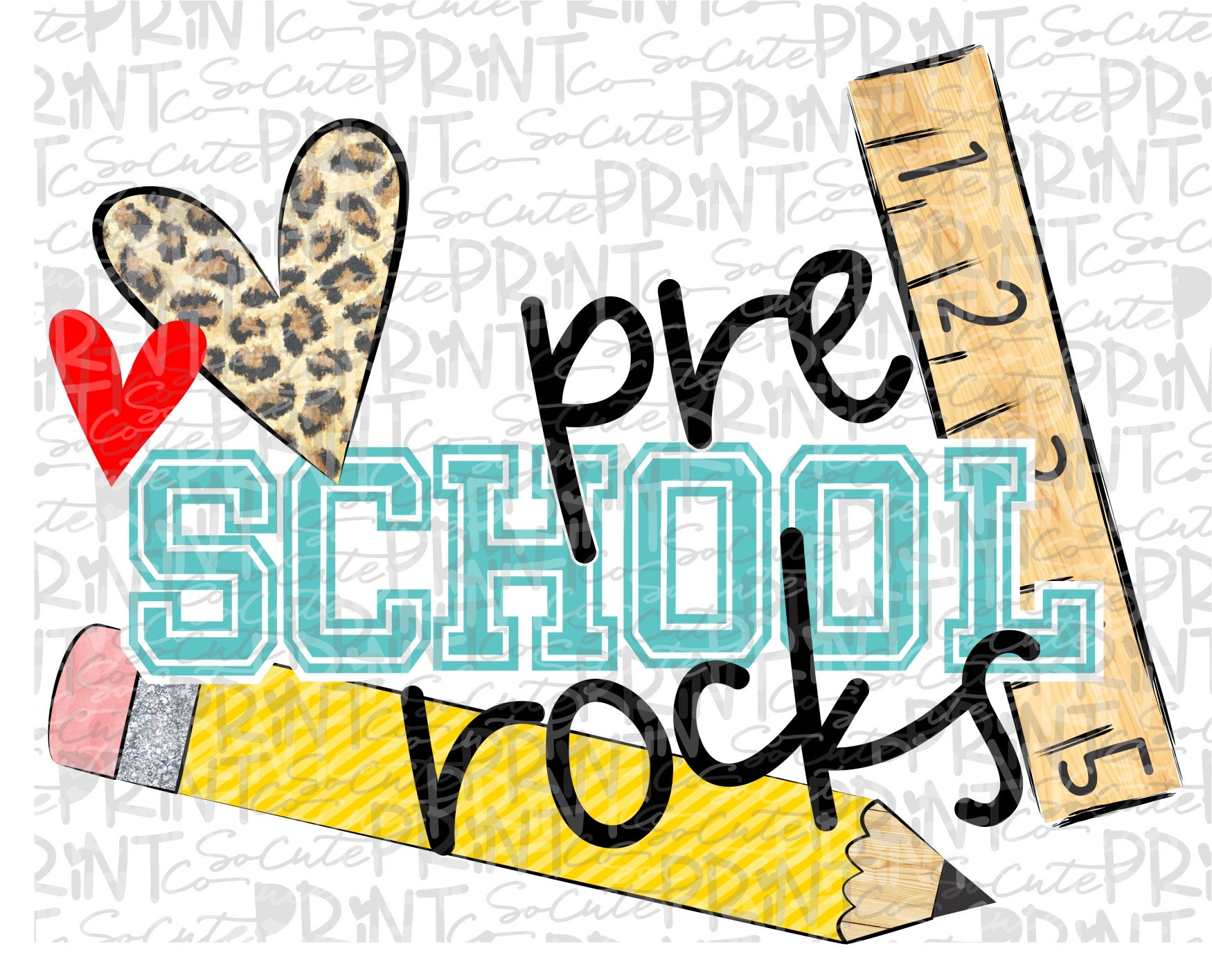 Back to school Preschool rocks clipart PNG file for - Etsy France