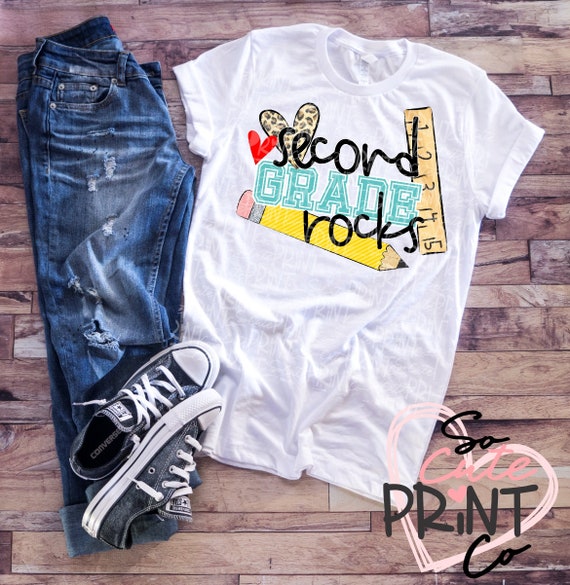 Second Grade Rocks Clip Art