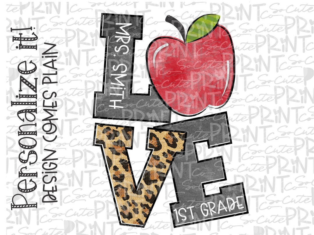 Teacher Clipart, Back to School, PNG File for Sublimation, First Day of ...