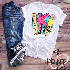 Back to School, Kindergarten Clipart, Polka Dot Pencil, PNG File for ...