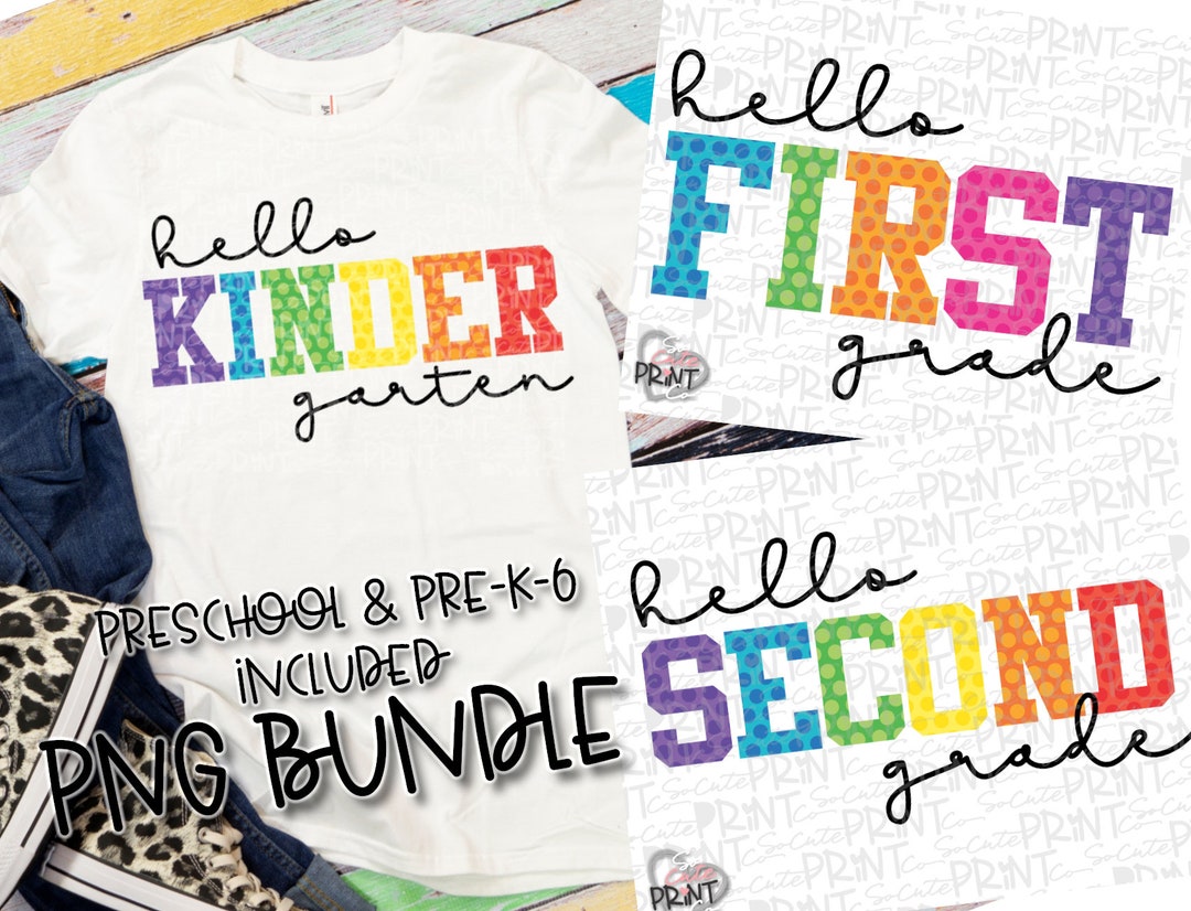 Back to School School Bundle Preschool Pre-k to 6th Grade - Etsy