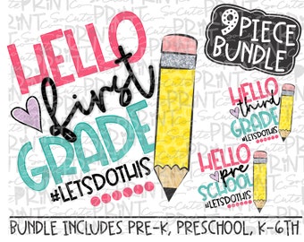 Back to School, School Bundle, Preschool Pre-k to 6th Grade Included ...