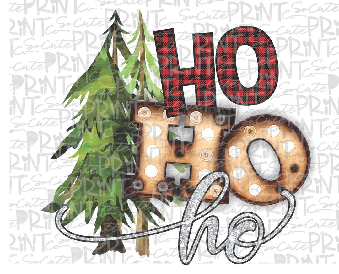 Christmas, Plaid Christmas Clipart, Watercolor Christmas Tree Png File ...