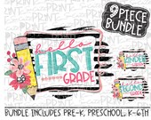 Back to School School Bundle Preschool Pre-k to 6th Grade - Etsy