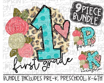 Back to School, School Bundle, Preschool Pre-k to 6th Grade Included ...
