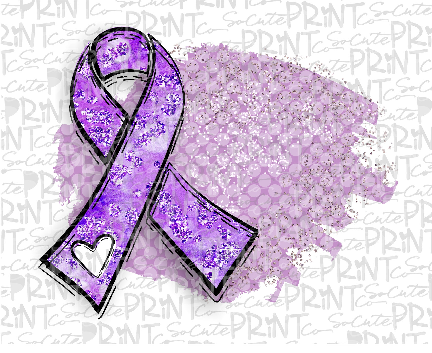 Purple Awareness Ribbon Png