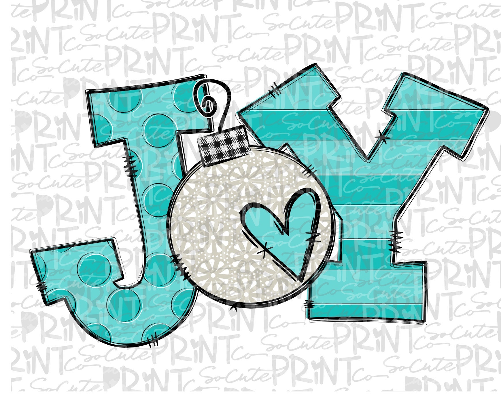 Christmas Joy Christmas design for sublimation printing | Etsy