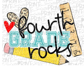 4th Grade Rocks - Etsy