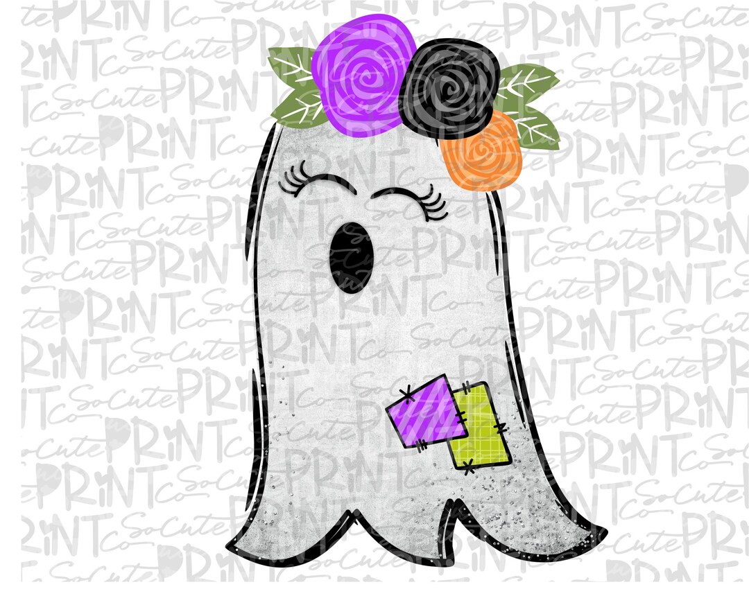Halloween, Ghost Design, Transparent PNG File for Sublimation ...