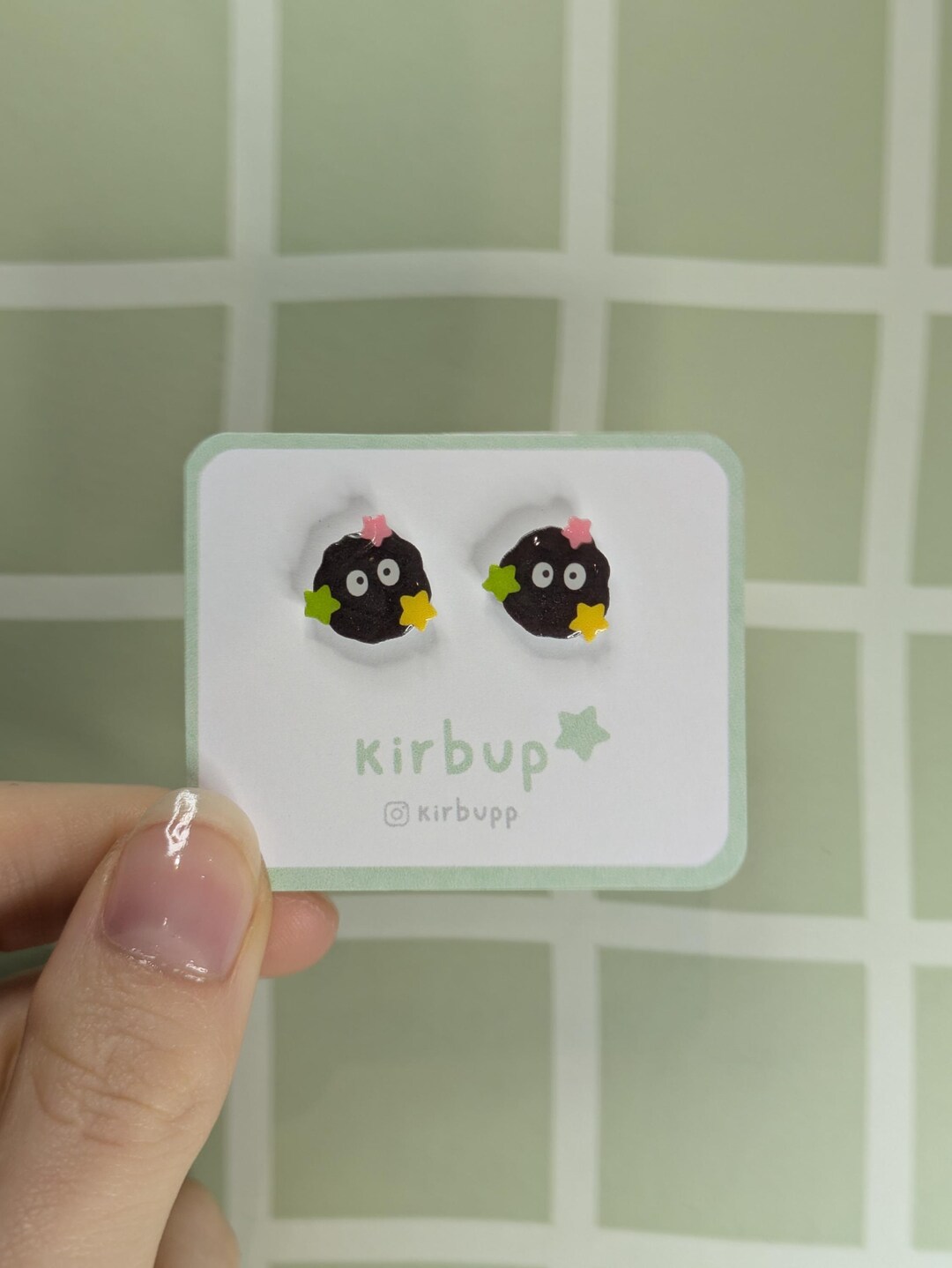 Spirited Away Ghibli Soot Dust Sprite Stud Earrings - Cartoon Character ...
