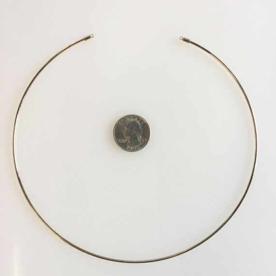 Brass Neck Collar Neck Ring Neck Cuff 6 inches 12K Gold | Etsy