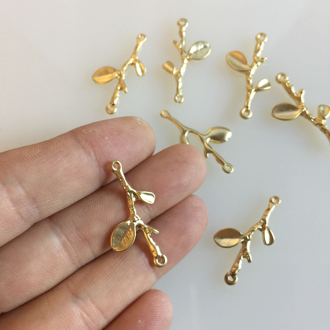 Tree Branch Connector, Twig Connector, Leaves Connector, Semi-matte ...