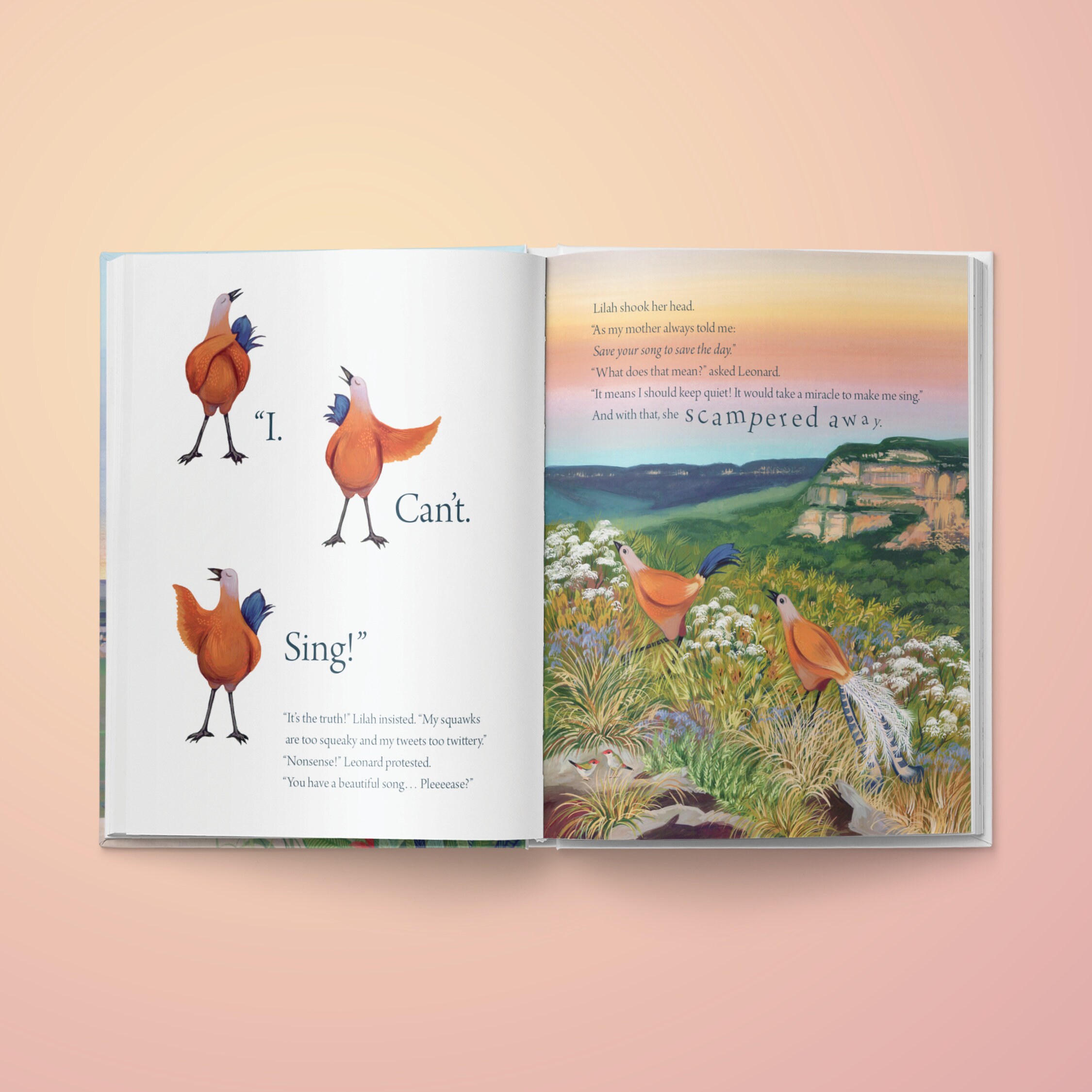 Lilah the Lyrebird - Blue Mountains Children's Book - Hardcover - by ...