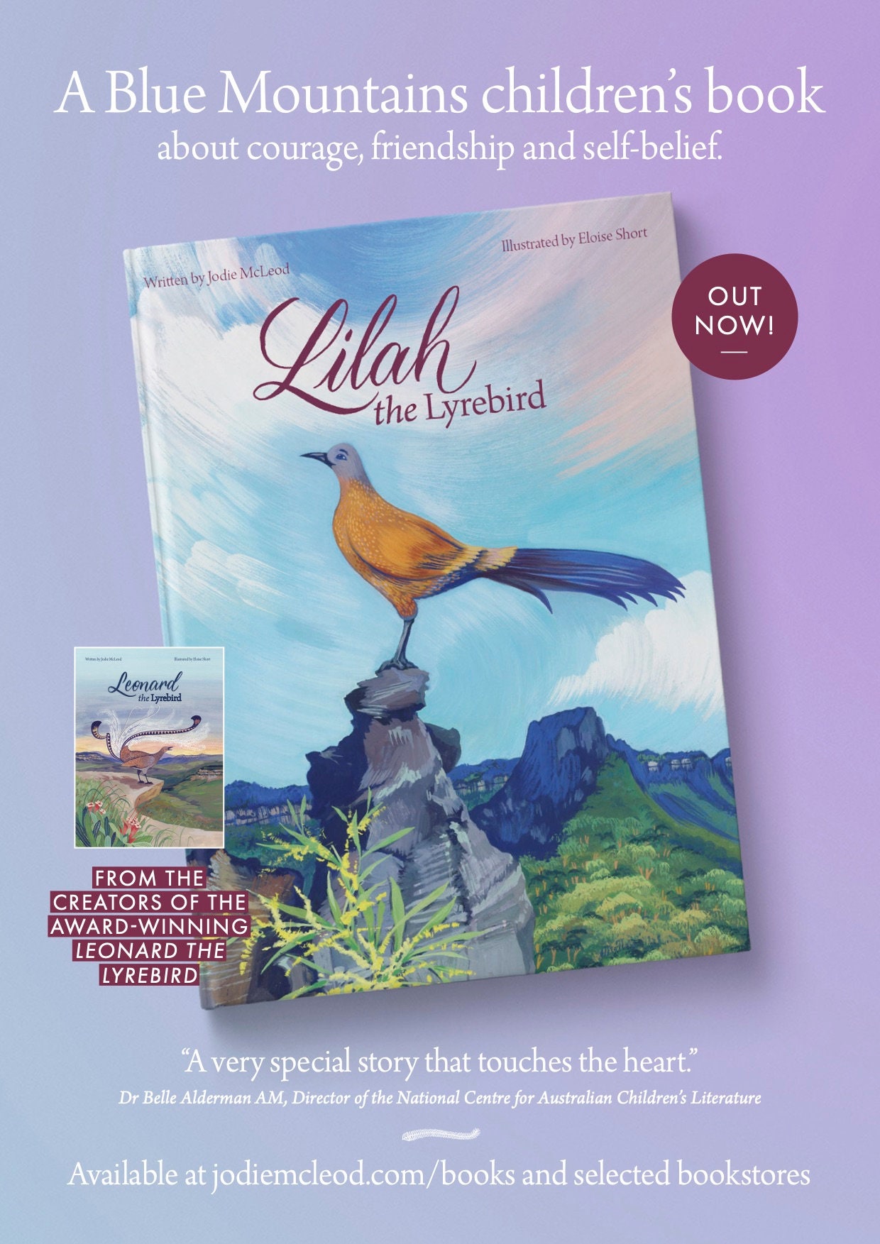 Lilah the Lyrebird Blue Mountains Children's Book Hardcover by Jodie ...