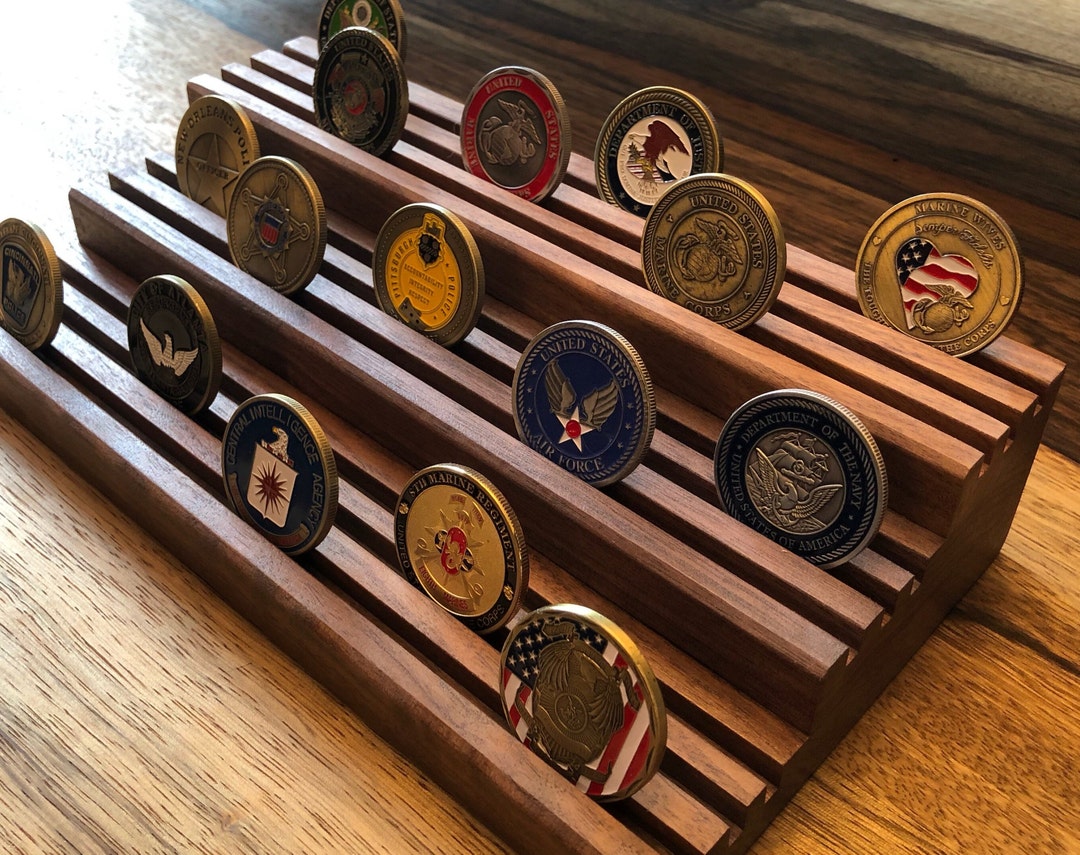 11" Challenge Coin Holder - 3 Tier - Etsy