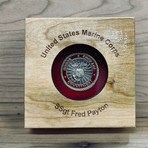 Challenge Coin Display Box - Etsy