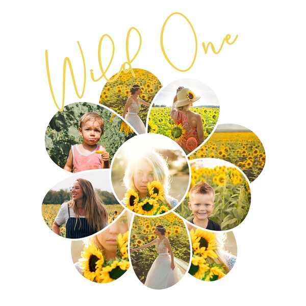 Sunflower Collage - Etsy