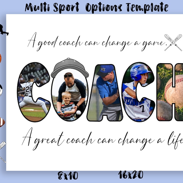 Football Coach Background Template - Etsy