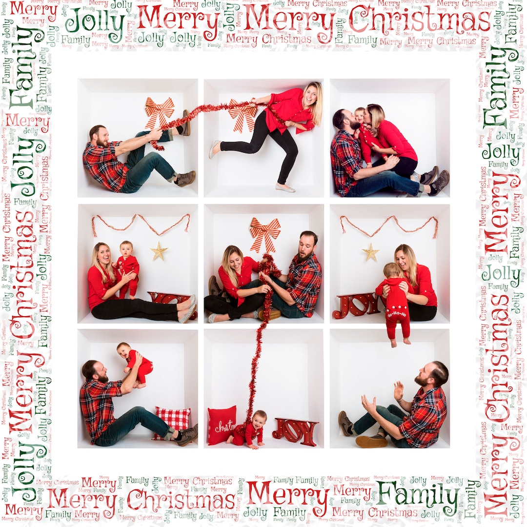 In the Box Photography 9 Box Christmas/ Holiday/ Border Photoshop ...