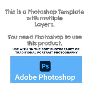 In the Box 4 Box Photoshop Template Editable Digital White Grid SQUARE ...