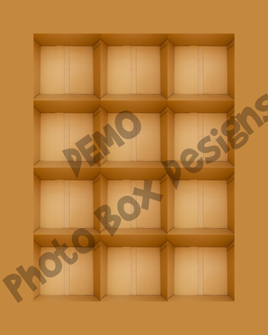 In the Box 12 Box JPEG Cardboard Box Image Collage Digital Template ...