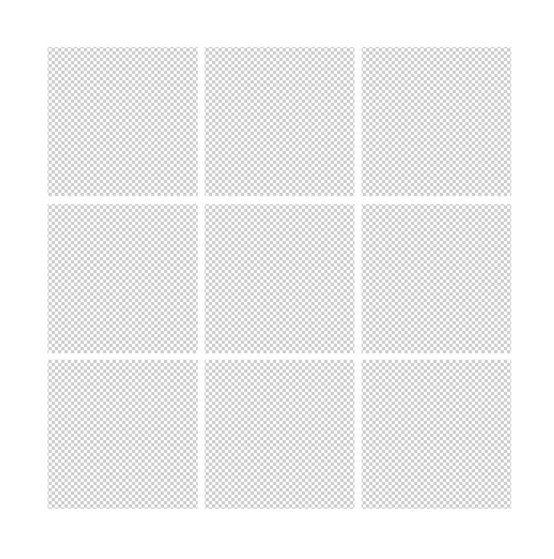 MOST POPULAR in the Box Photoshop Template 9 Box SQUARE Grid - Etsy