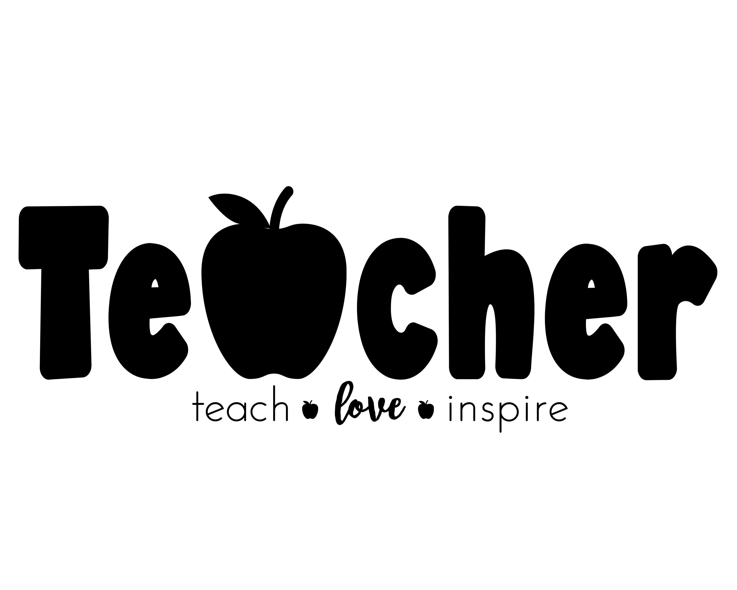 Teacher bubble Letters Collage Overlay Photoshop Template for - Etsy