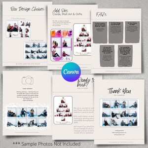 In the Box Photography Client Guide Marketing Editable CANVA Template ...