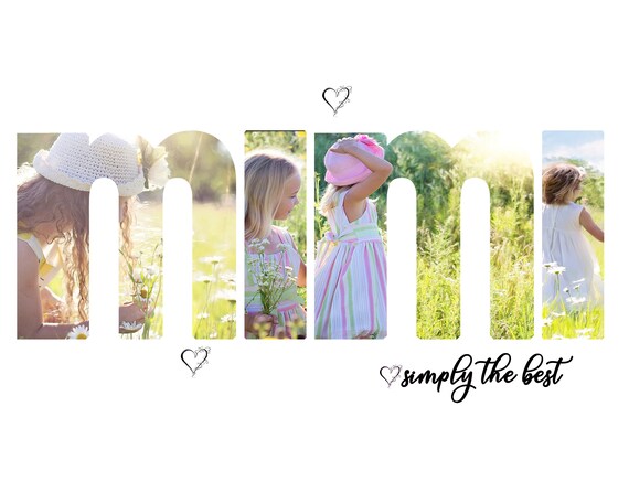 MIMI Mother's Day simply the Best Photoshop | Etsy
