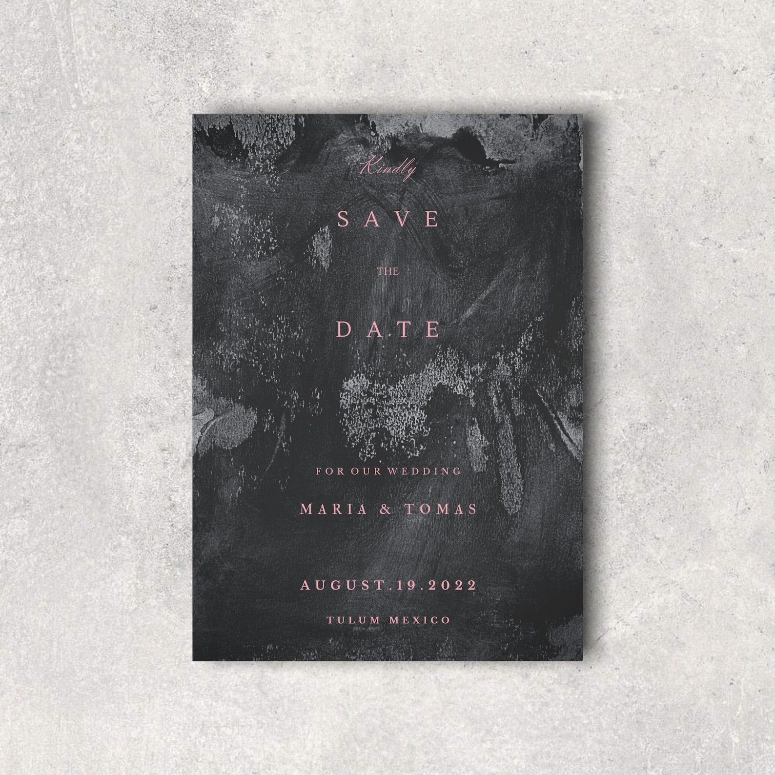 Editable Canva Template Save the Date 5x7 Inches Handmade | Etsy