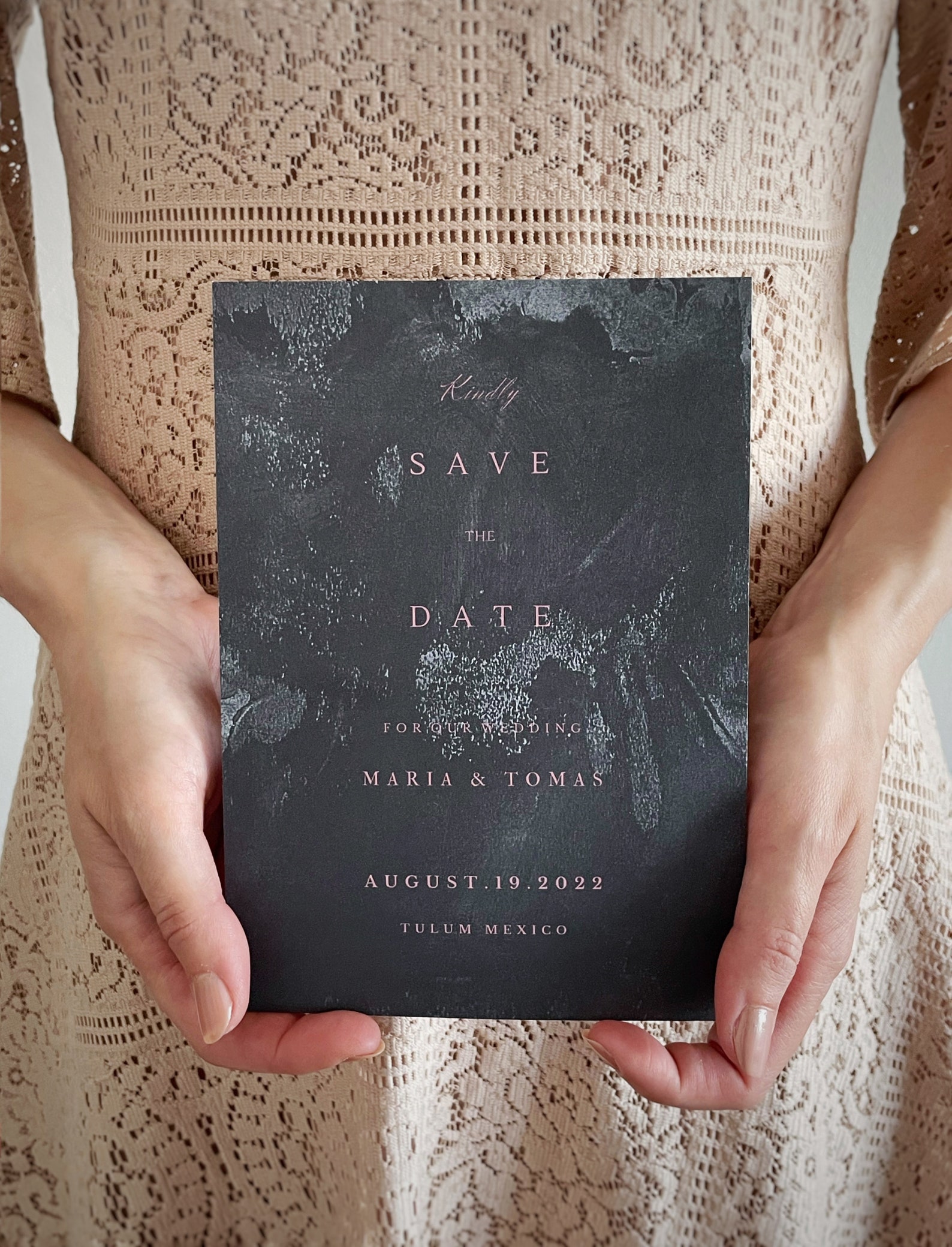 Editable Canva Template Save the Date 5x7 Inches Handmade - Etsy