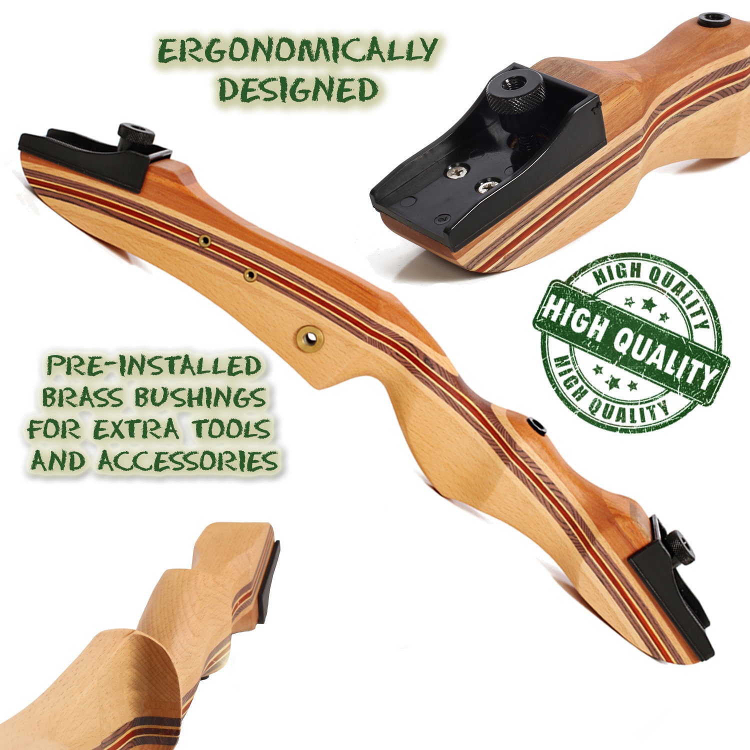 Archery Takedown Recurve Bow 62 Hunting Bow Set - Etsy