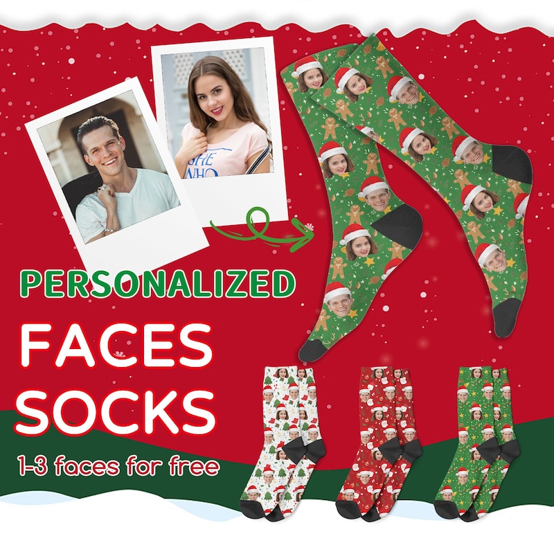 Christmas Socks - Etsy
