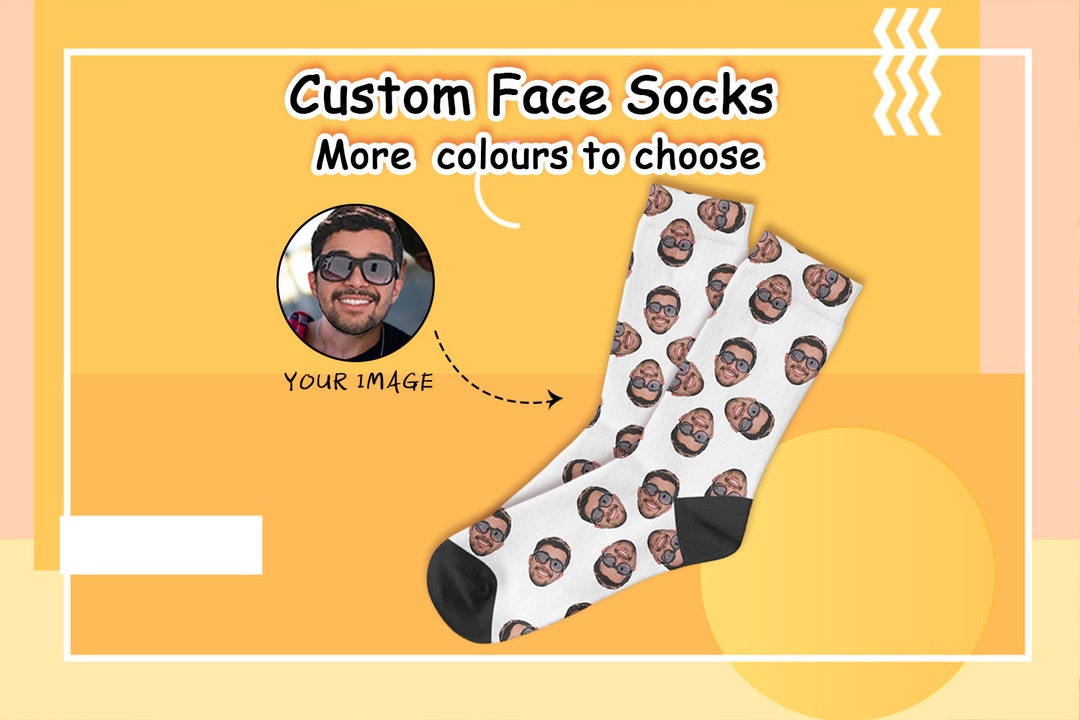 Custom Multi Face Socks, Custom Photo Socks, Custom Christmas Socks ...