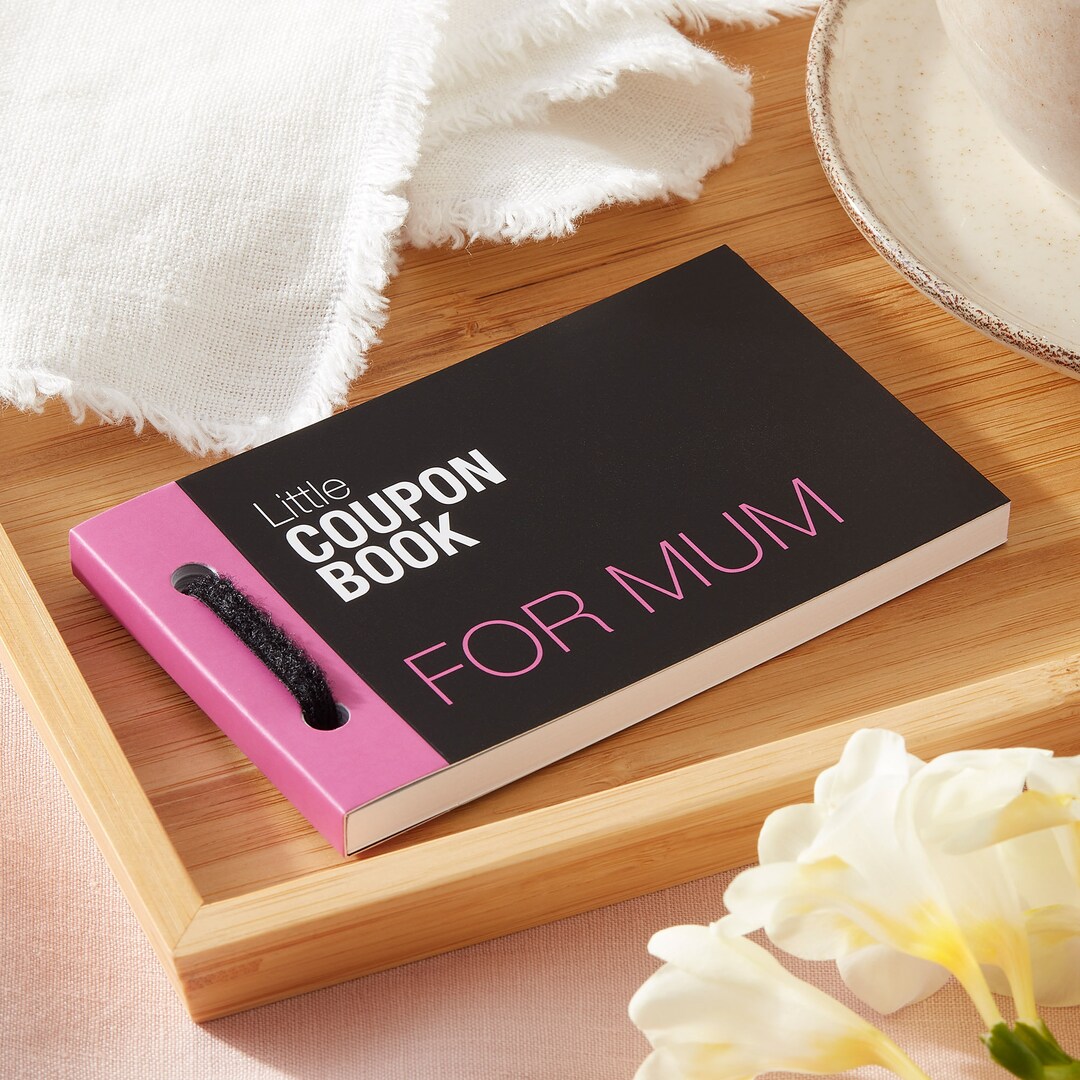 Personalised Mothers Day Gift: Unique Coupon Voucher Book for Mum ...