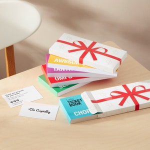 Little Ticket Book of Chores | Customisable & Fun Chore Chart for Kids ...