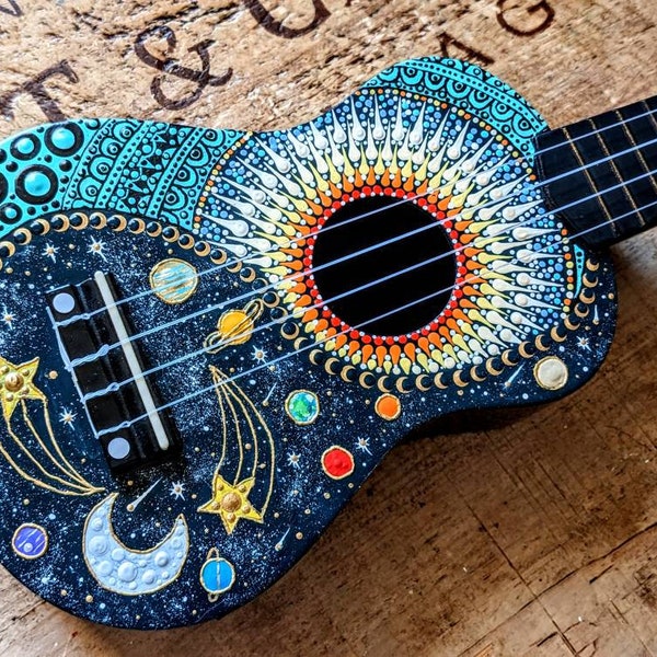 Painted Ukulele - Etsy