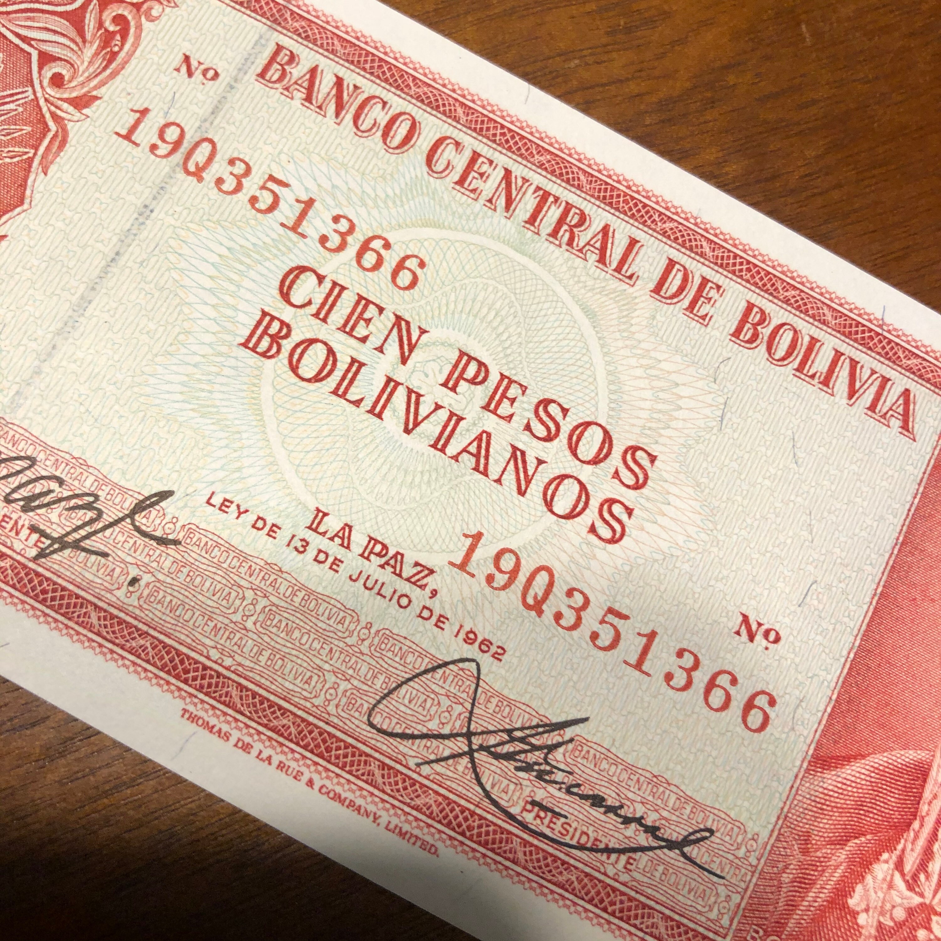 Bolivia 1962 100 Cien Pesos Bolivar Paper Bill Collectible Etsy bolivia-1962-100-cien-pesos-bolivar-paper-bill-collectible-etsy