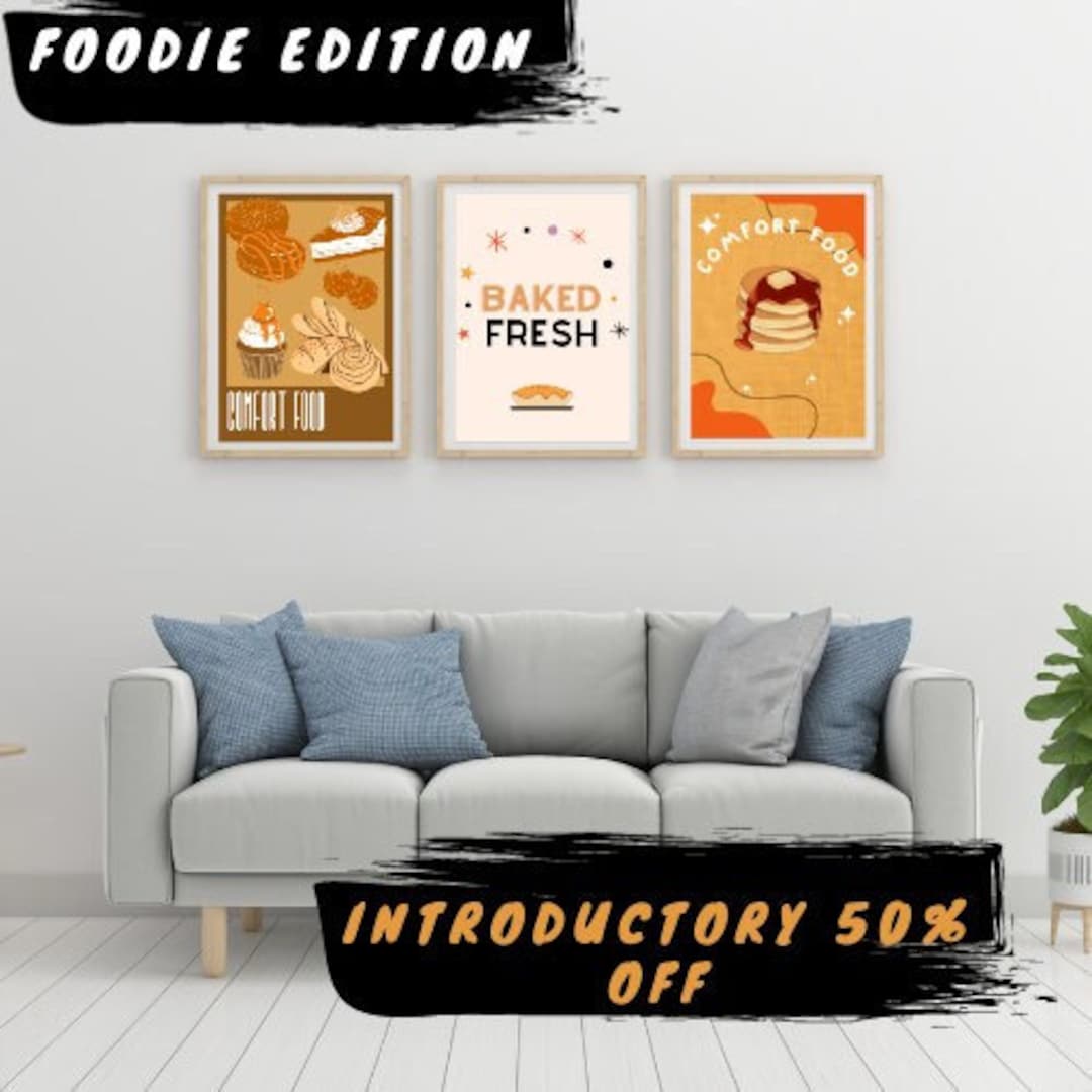 Kitchen Food Wall Art fall Wall Art Autumn Gallery Bundle - Etsy