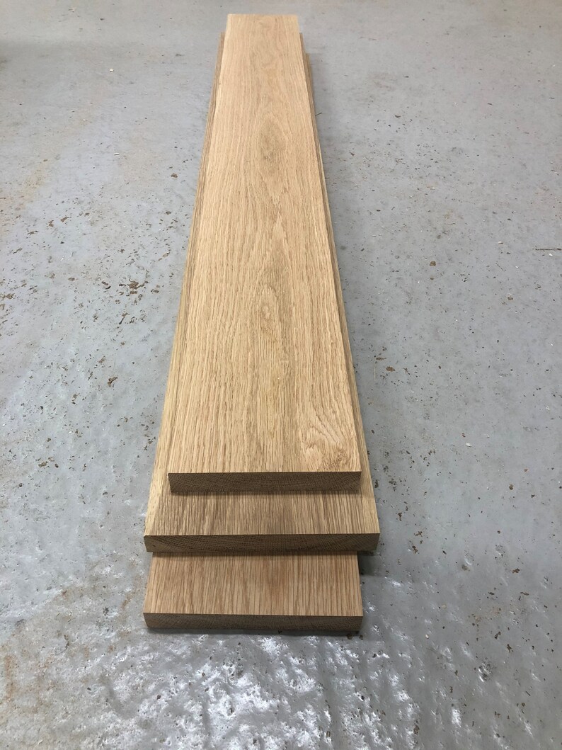 Planed Solid Oak Timber Oak Boards Kiln Dried Planed - Etsy UK