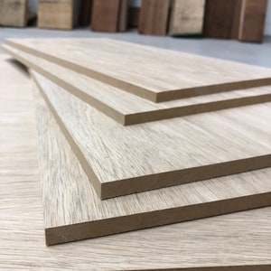 6mm Oak Veneered MDF Sheets Cut to Size All Sizes | Etsy