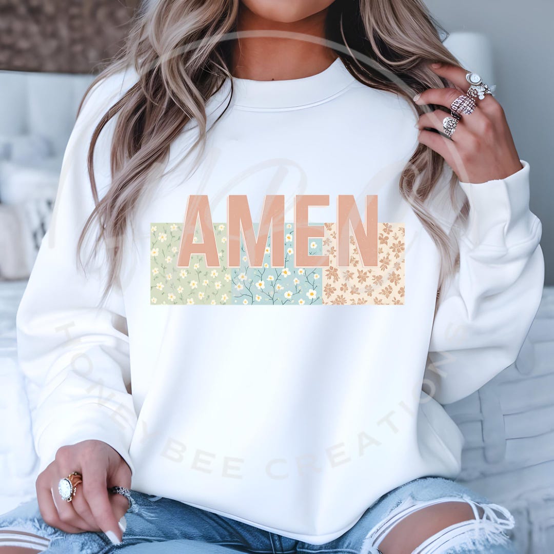 Amen Pattern Coquette Png, Christian Svg, Amen Svg, Amen Patches Svg ...