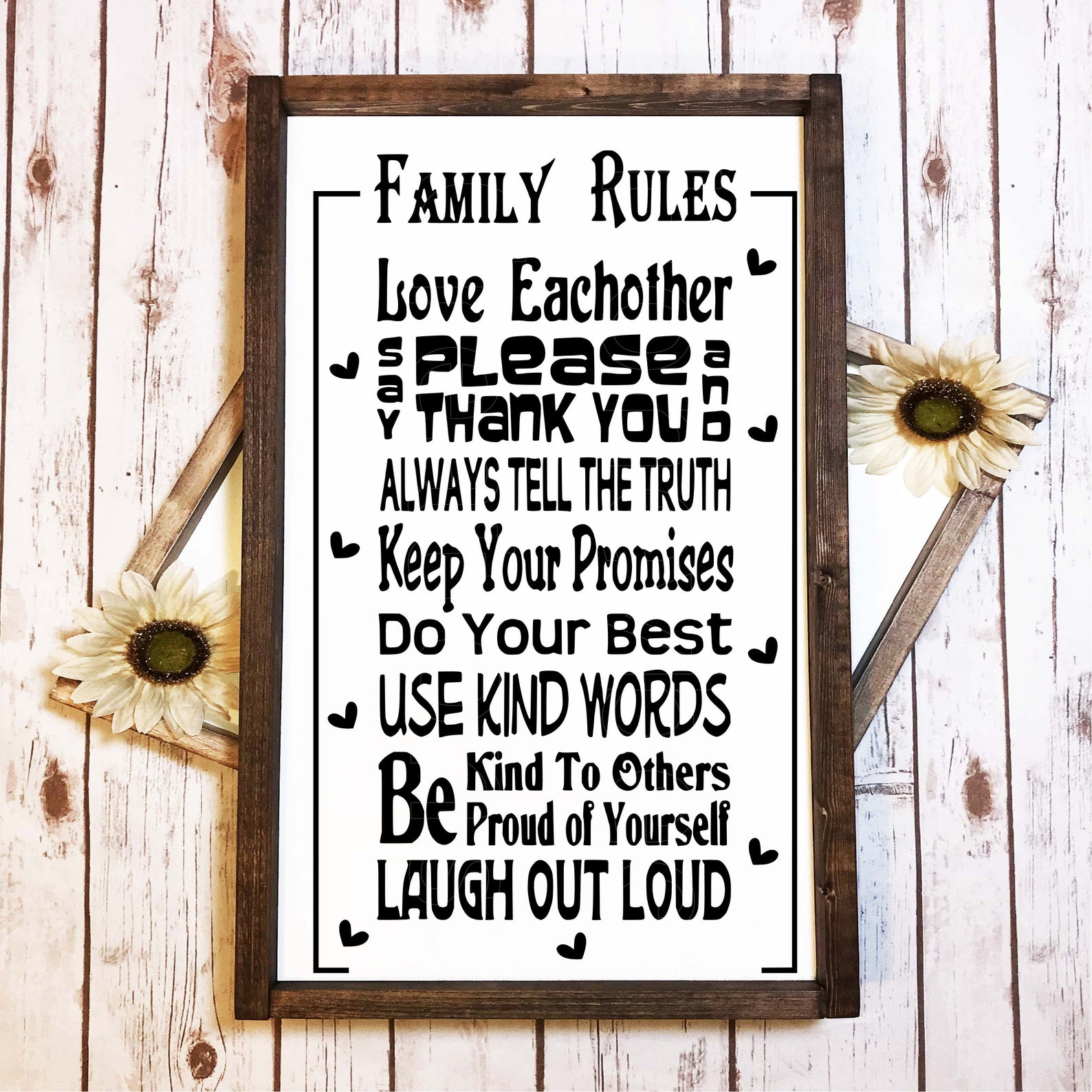 Family Rules Svg Files, Family Svg File, Instant Download, Cricut ...