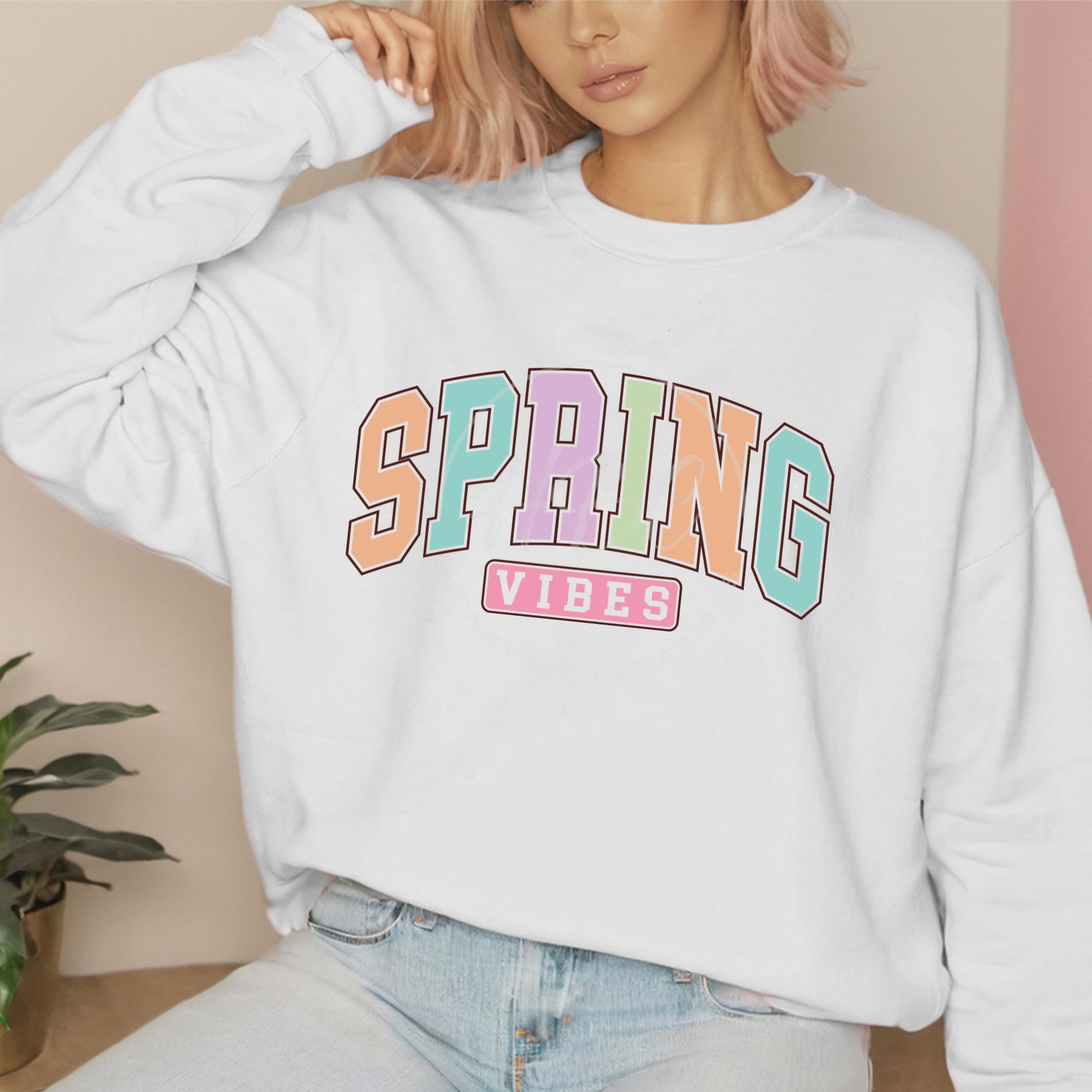 Spring Vibes Png, Tshirt Designs Png, Pastel Spring Png, Spring Quotes ...