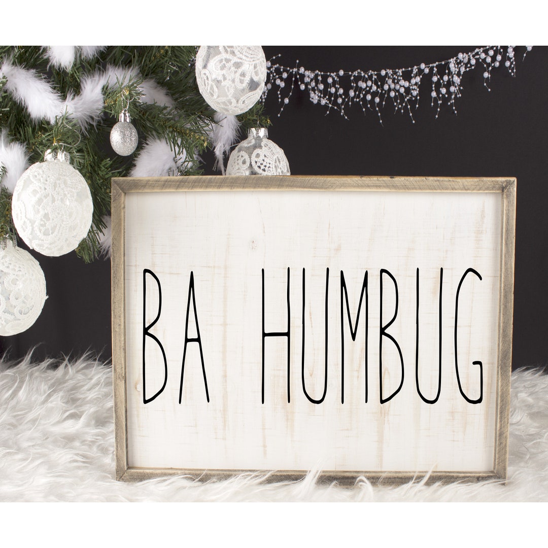 Ba Humbug / SVG JPG / Cricut / Silhouette / Instant Download / Popular ...