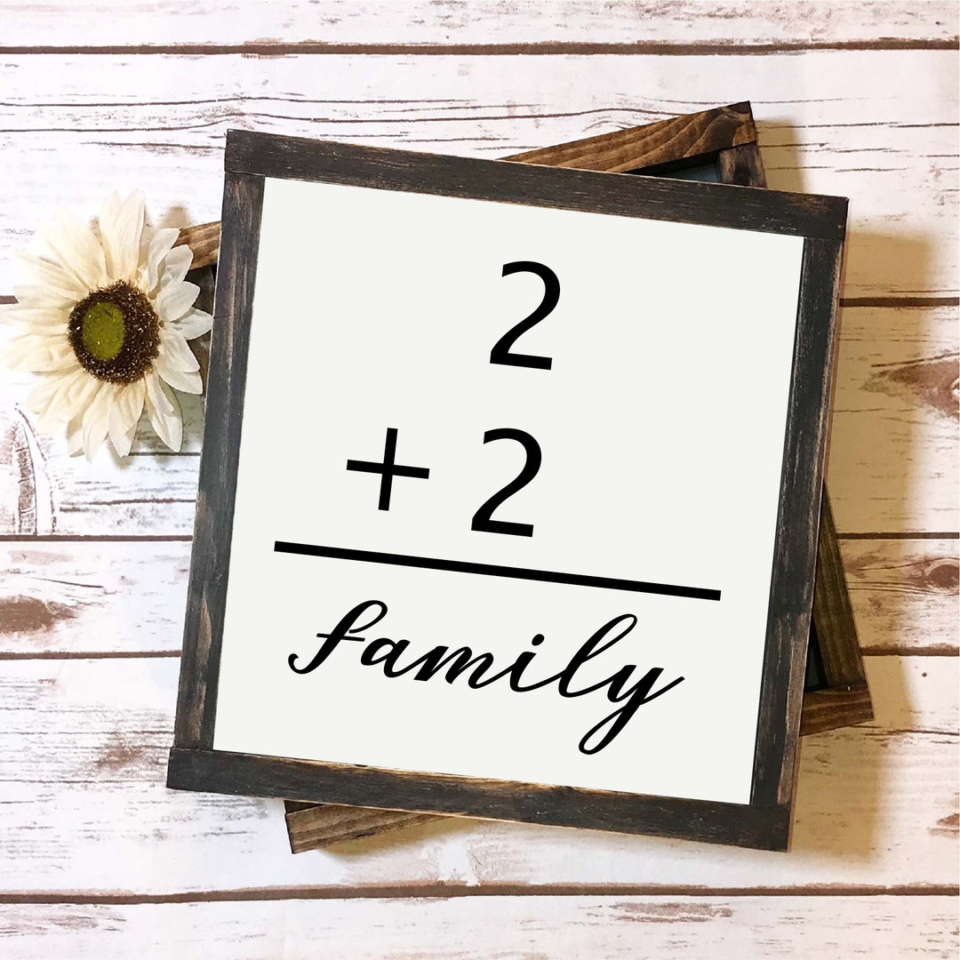 Family Two Plus Two Svg File, Svg Files for Cricut, Instant Download ...