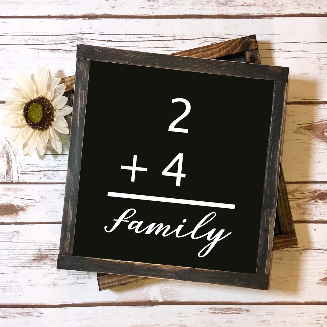 Family Two Plus Four Svg File, Svg Files for Cricut, Instant Download ...