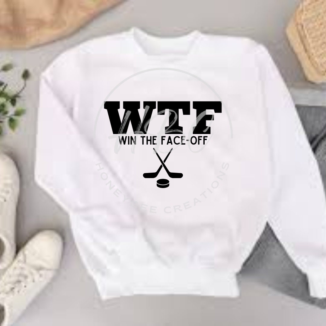 Hockey Sweater Svg Instant Digital Download Win The Face Off Hockey Svg Hockey Stick Svg