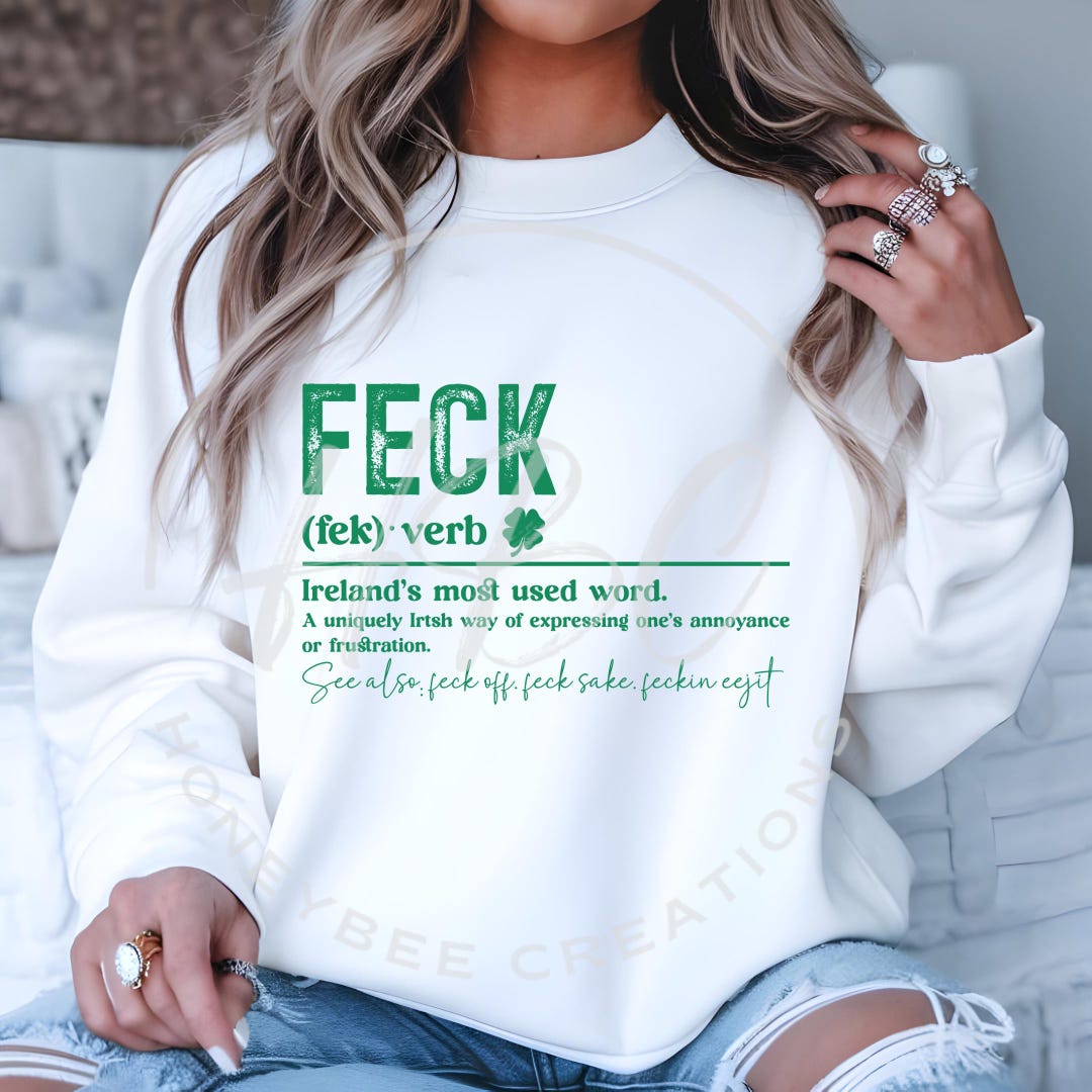 Feck Definition Digital Design, Instant Download, St Patricks Day Png ...