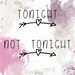 Tonight Not Tonight / SVG JPG / Cricut / Silhouette / Instant Download ...